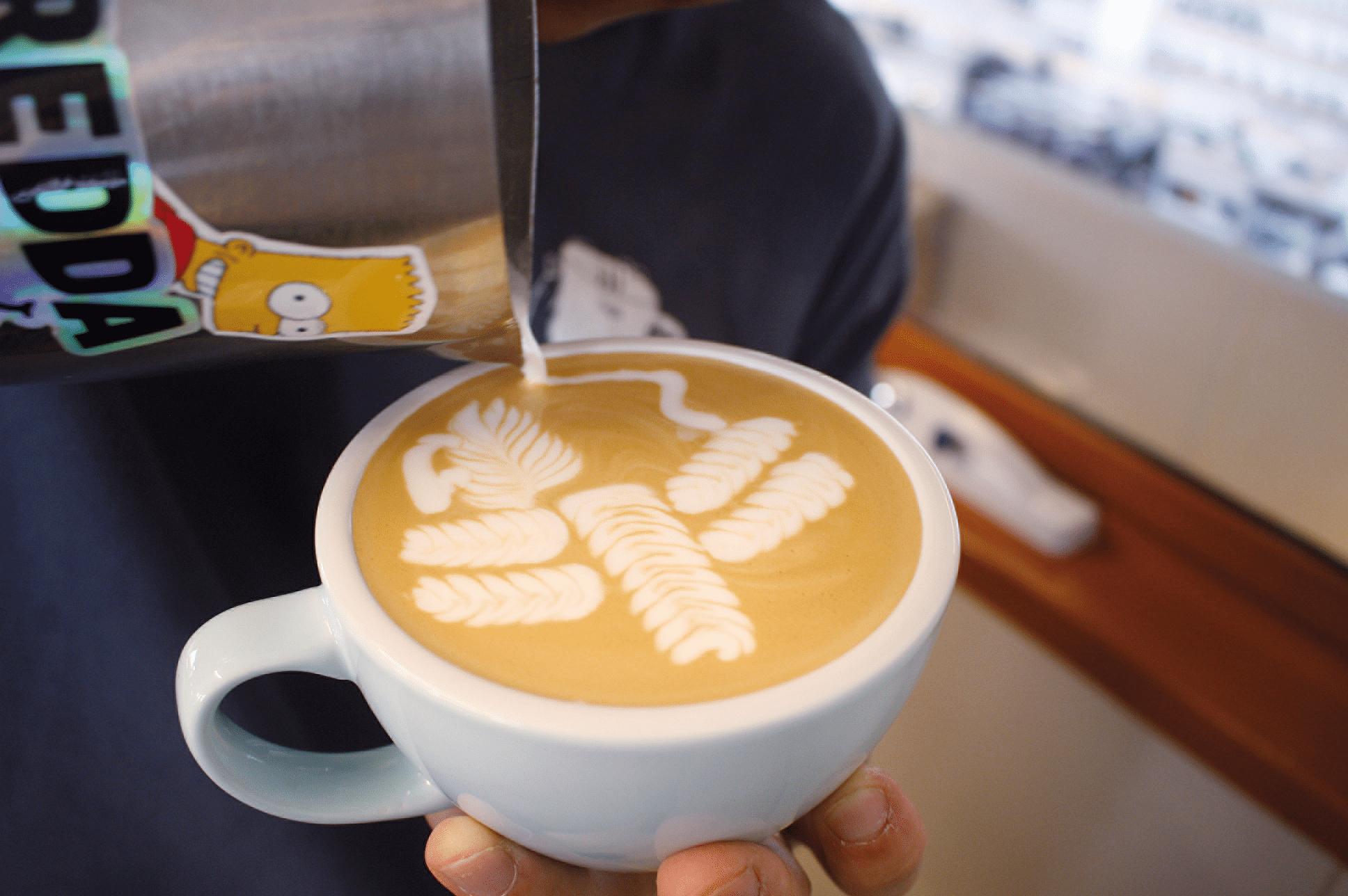 Peter Pan latte art by Victor Vu - BeanScene