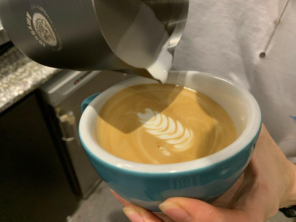 Turtle Ship latte art by Amy Zhang - BeanScene