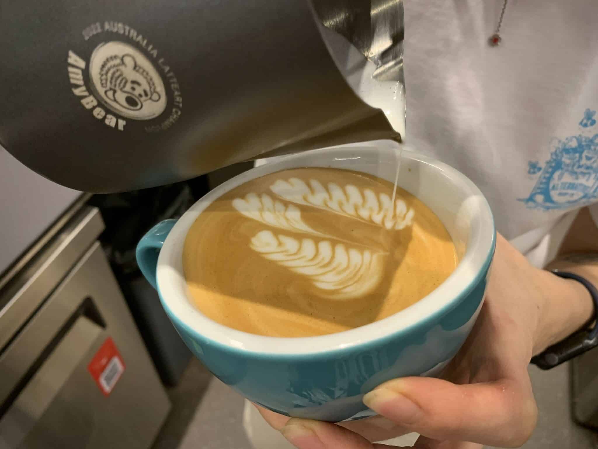 Turtle Ship latte art by Amy Zhang - BeanScene
