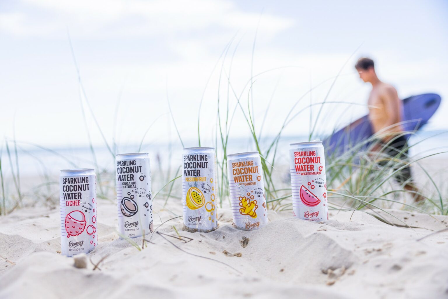 Bonsoy launches new sparkling coconut water flavours - BeanScene