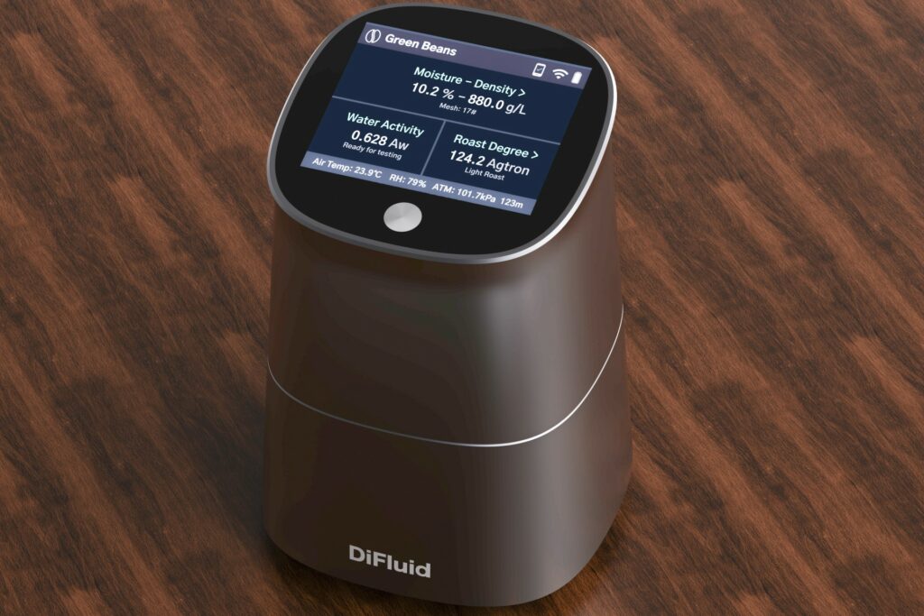 Barista Group introduces DiFluid Omix Green Bean Analyser - BeanScene