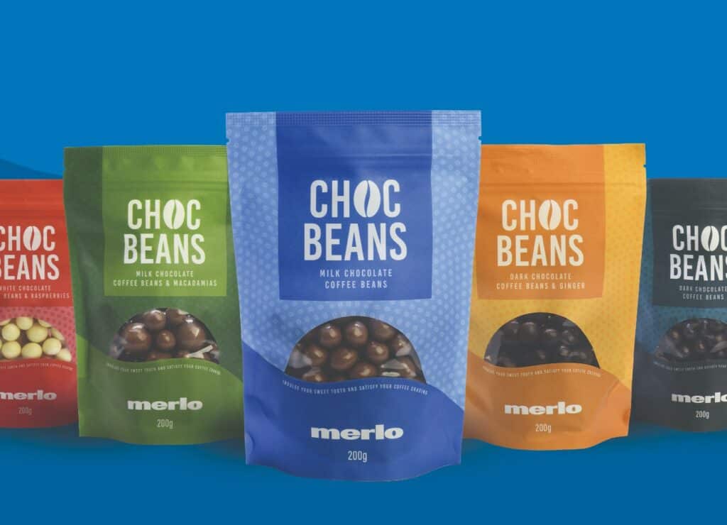 Merlo Coffee Choc Coated Beans - BeanScene