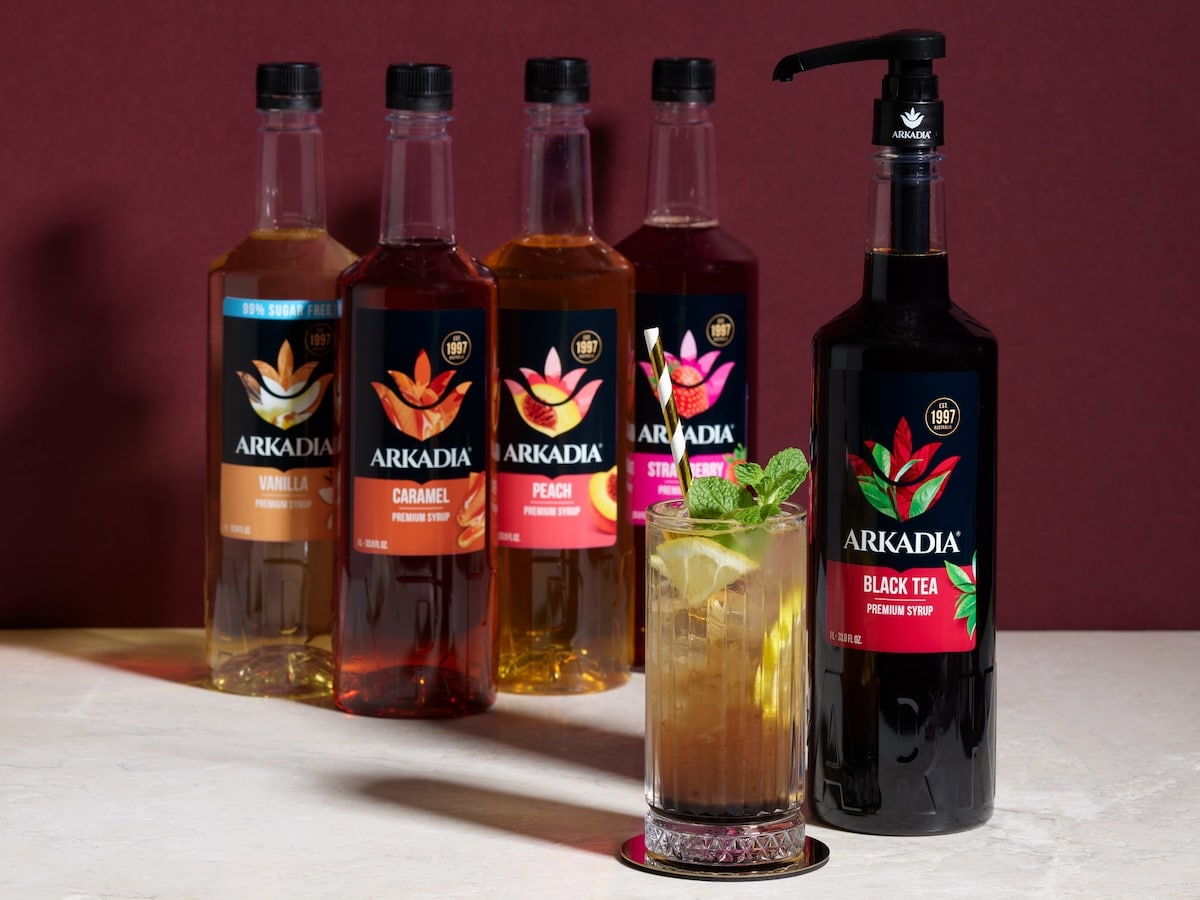 Arkadia unveils premium syrups redesign - BeanScene